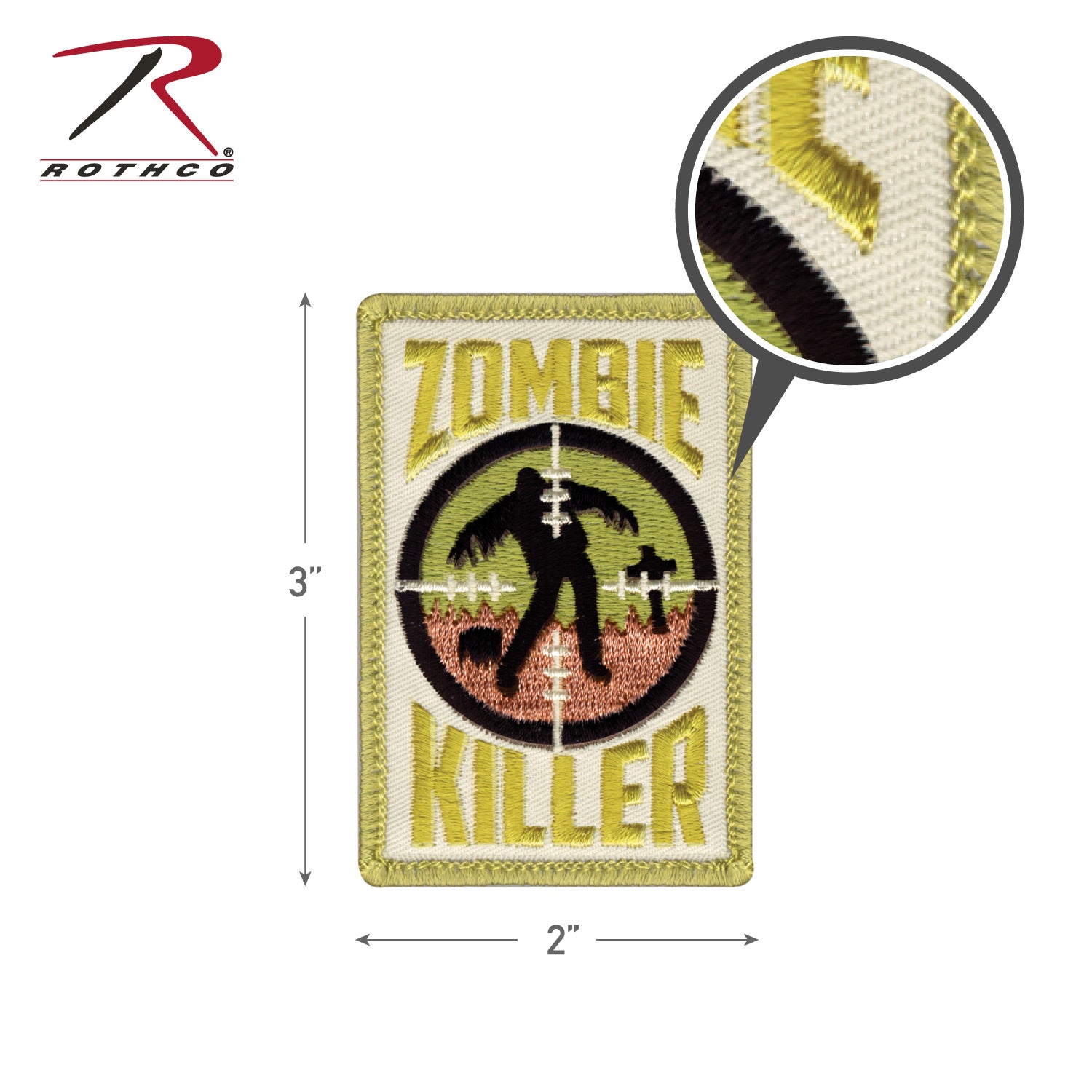 Rothco Zombie Killer Morale Patch – Westside Tactical